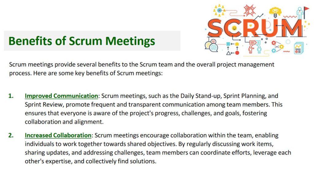 Benefits of Scrum Meetings - IBA